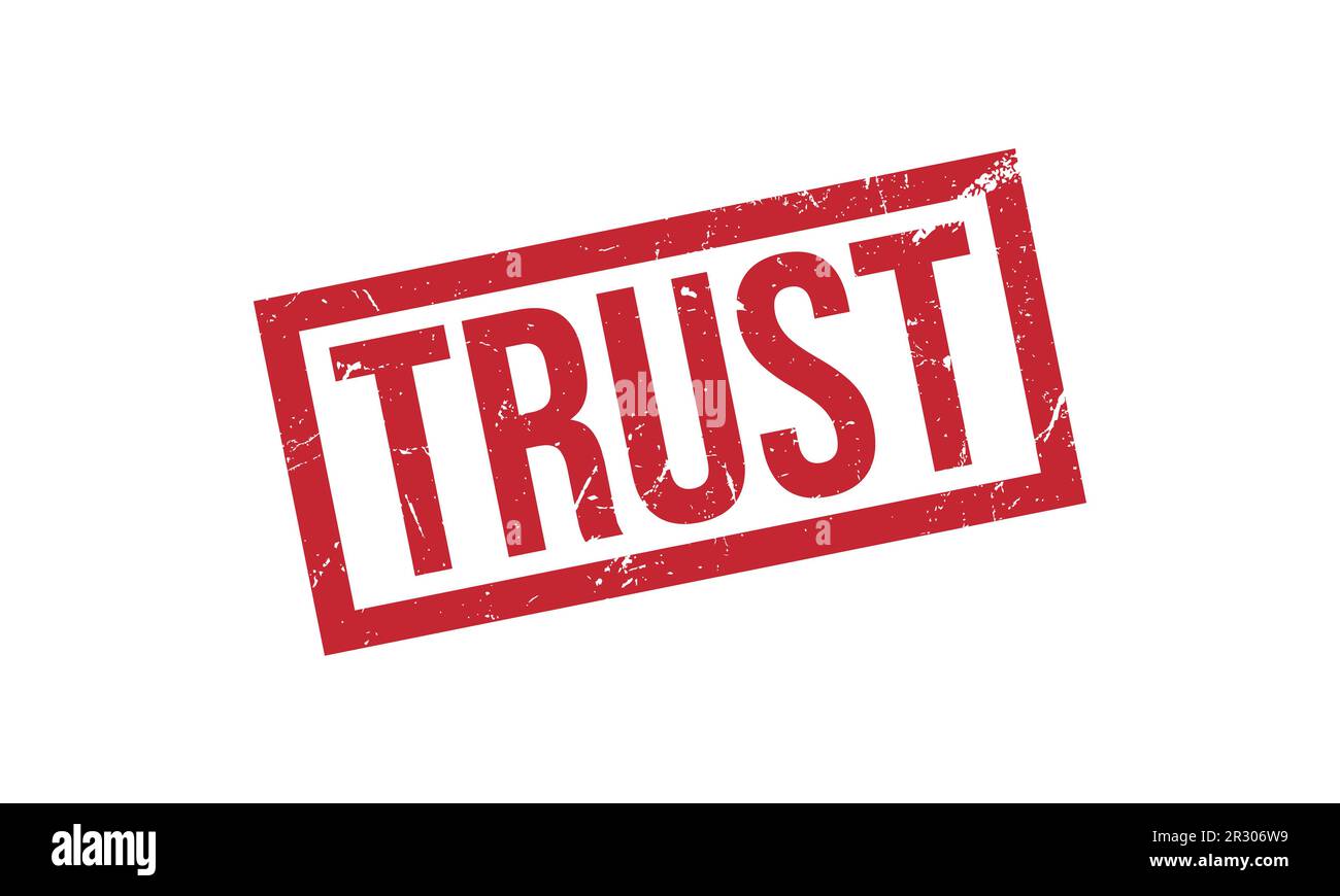 Trust Rubber Stamp Seal Vector Stock Vector Image & Art - Alamy