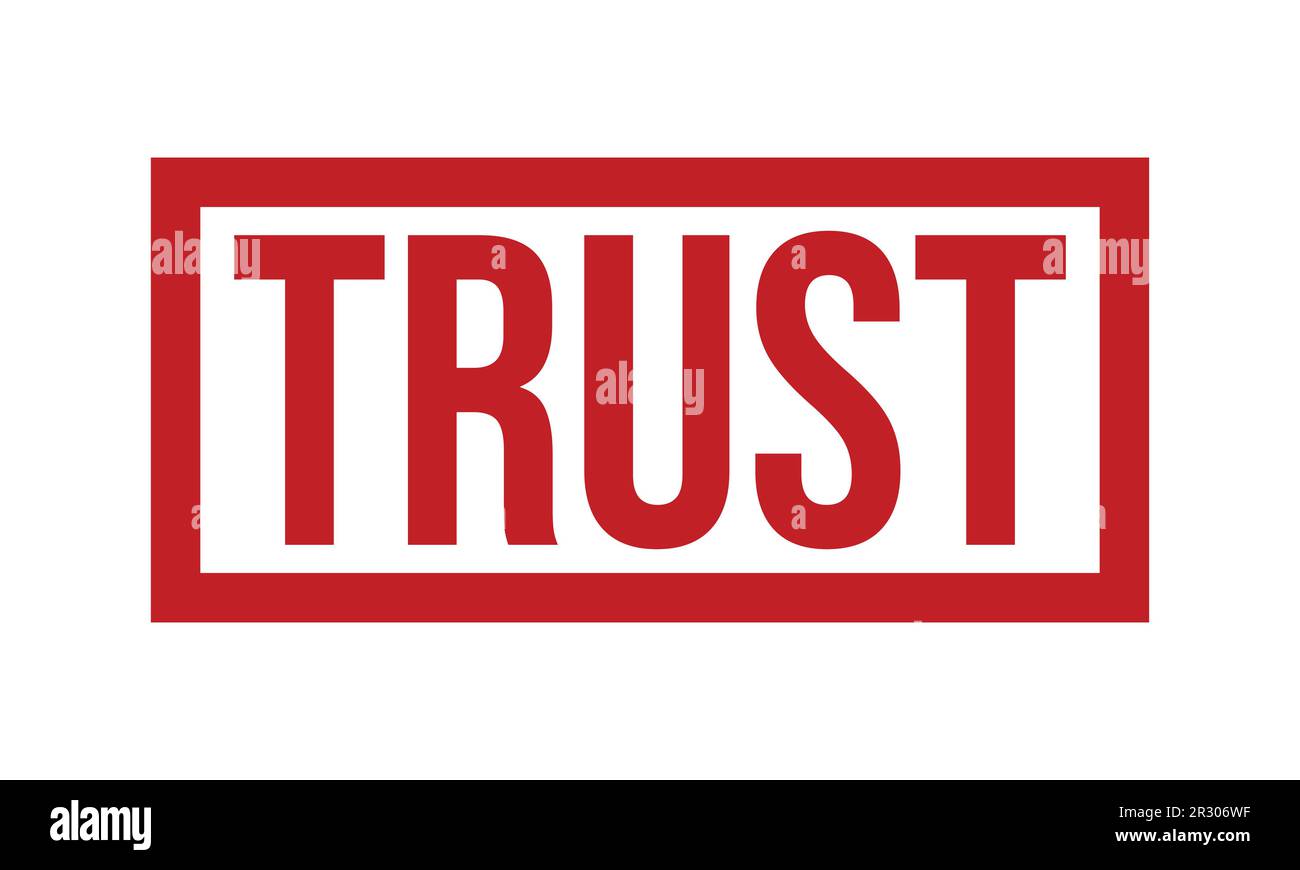 Trust Rubber Stamp Seal Vector Stock Vector Image & Art - Alamy