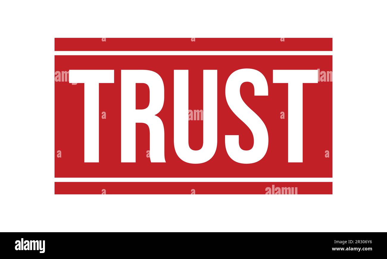 Trust Rubber Stamp Seal Vector Stock Vector Image & Art - Alamy