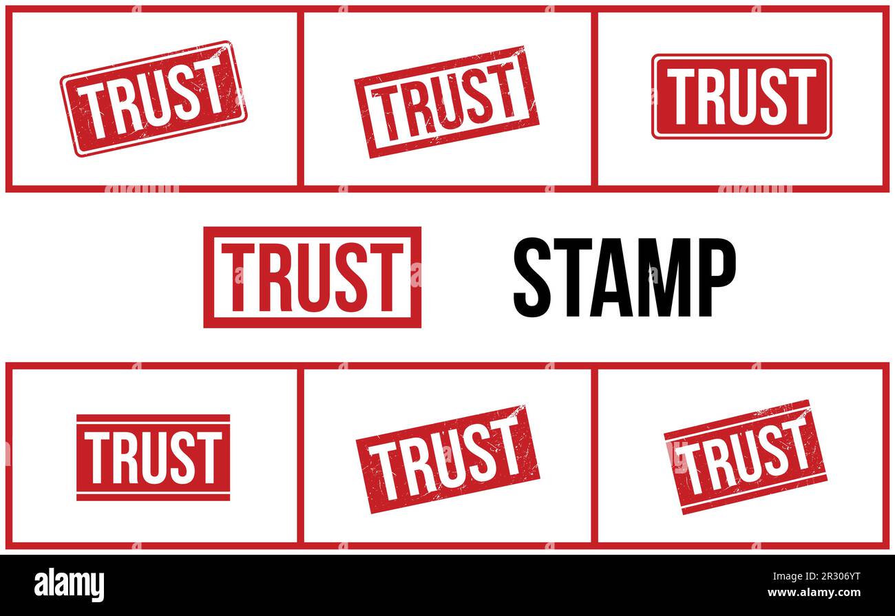 Stamp of trust Stock Vector Images - Alamy