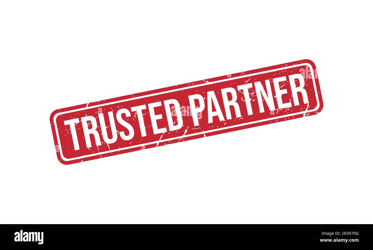 Trusted Partner Rubber Stamp Seal Vector Stock Vector Image & Art - Alamy