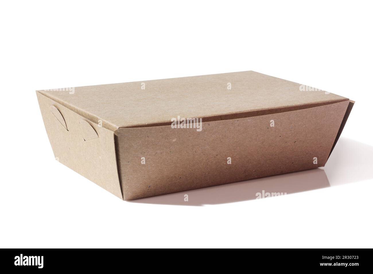 Takeaway Paper Container on White background Stock Photo - Alamy