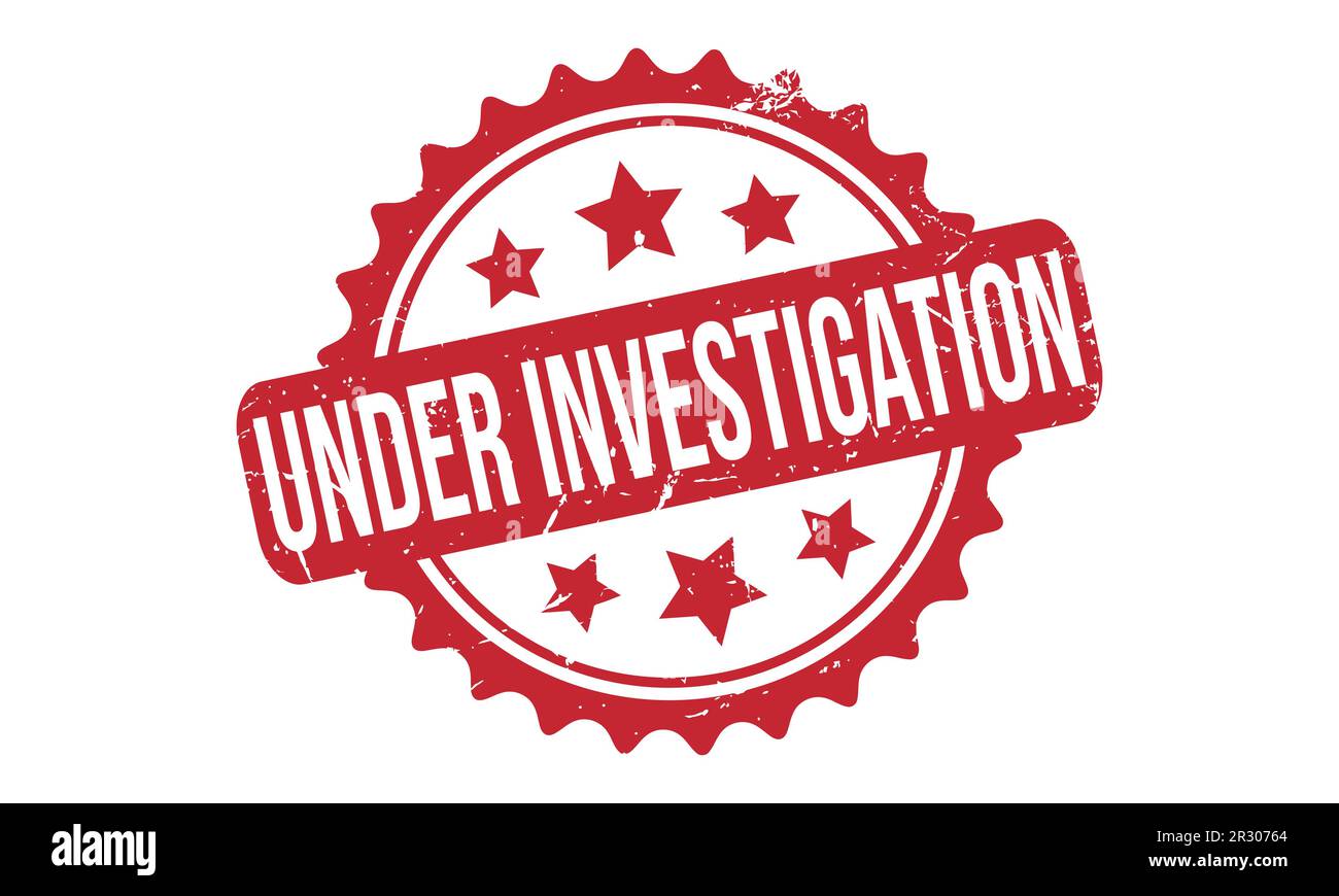 Under Investigation Rubber Stamp Seal Vector Stock Vector Image & Art ...