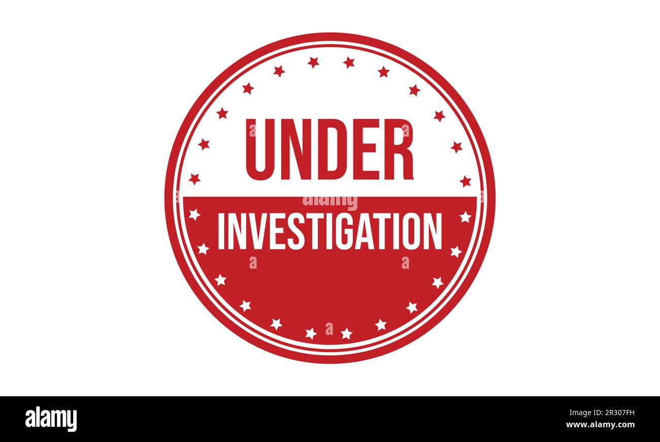 Under Investigation Rubber Stamp Seal Vector Stock Vector Image & Art ...