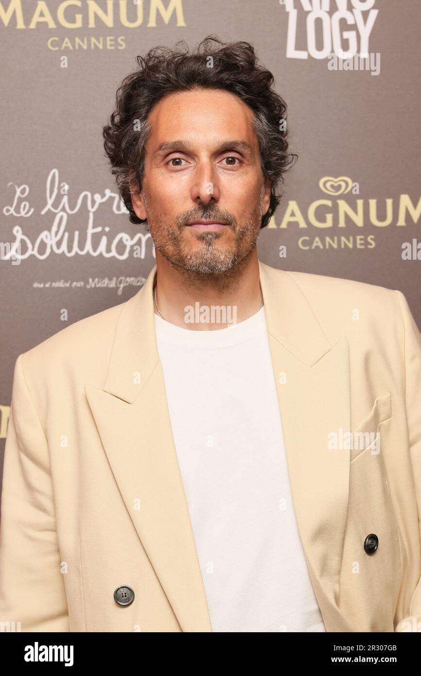 Cannes, France. 21st May, 2023. Vincent Elbaz poses at Magnum party ...