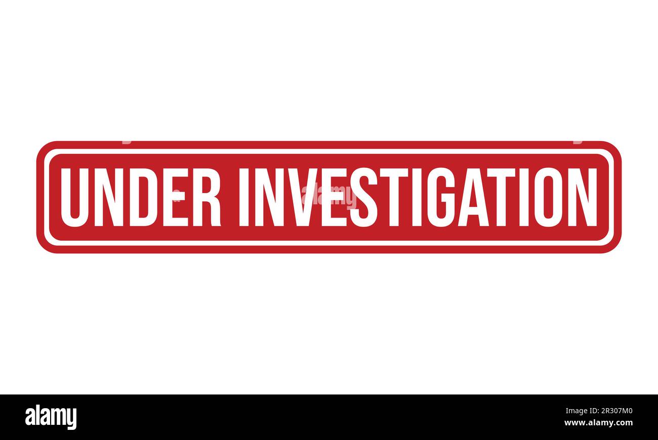 Under Investigation Rubber Stamp Seal Vector Stock Vector Image & Art ...