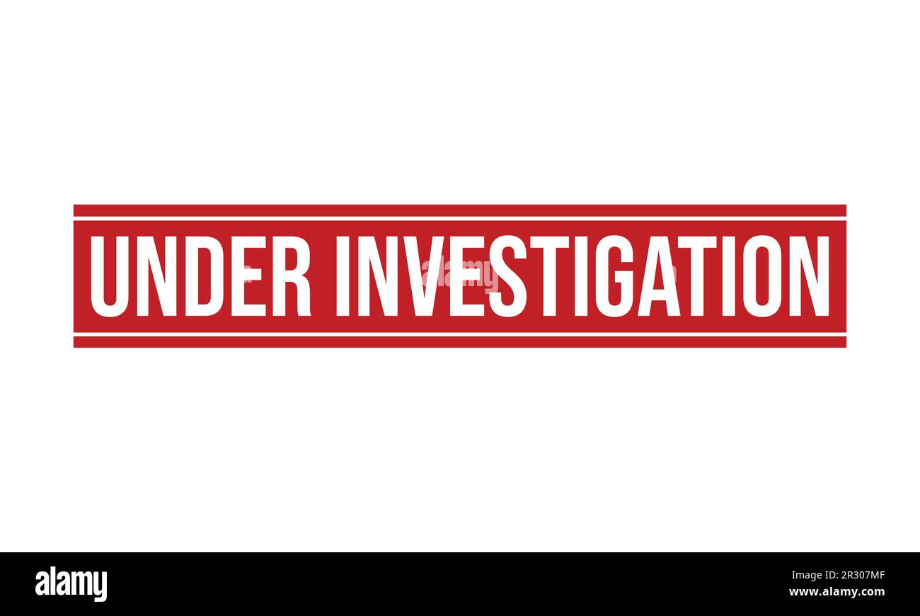Under Investigation Rubber Stamp Seal Vector Stock Vector Image & Art ...