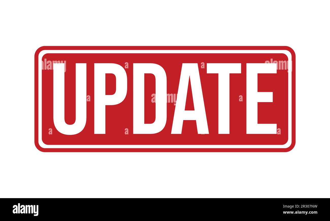 Update Rubber Stamp Seal Vector Stock Vector Image & Art - Alamy