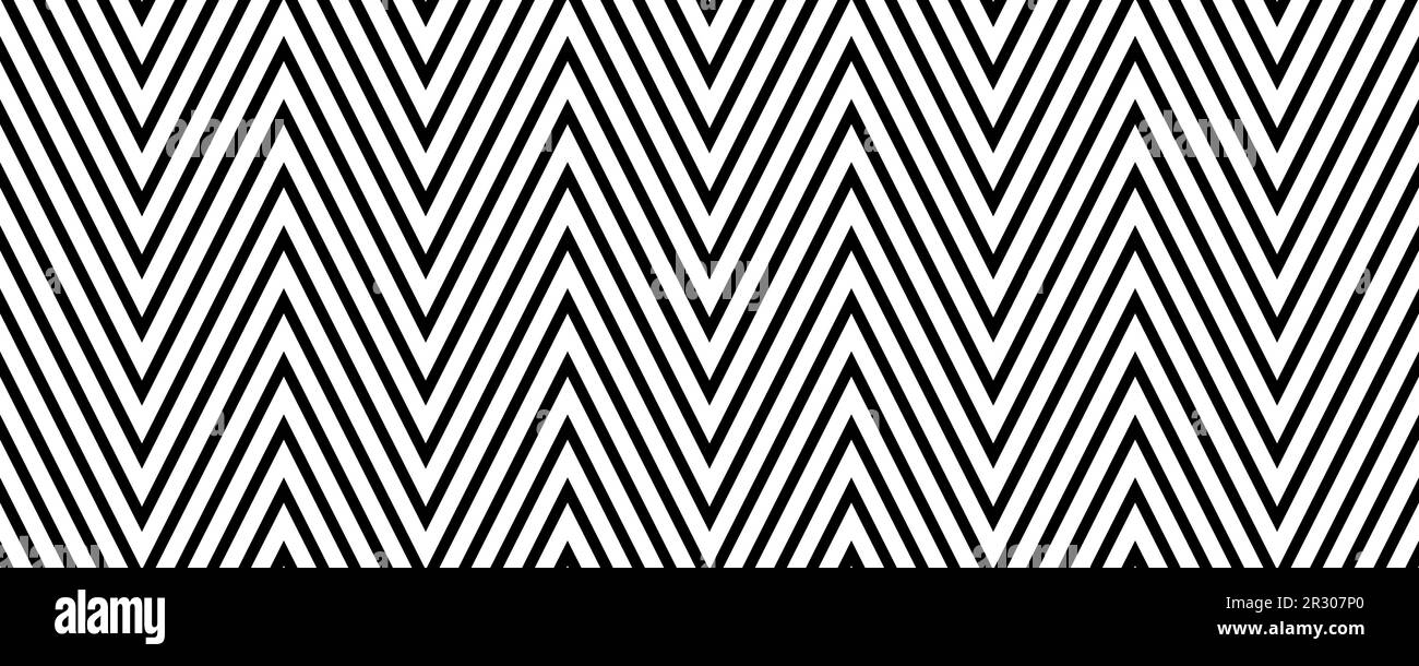 Zig zag seamless pattern. Black white herringbone ornament background. Repeating chevron motif ...