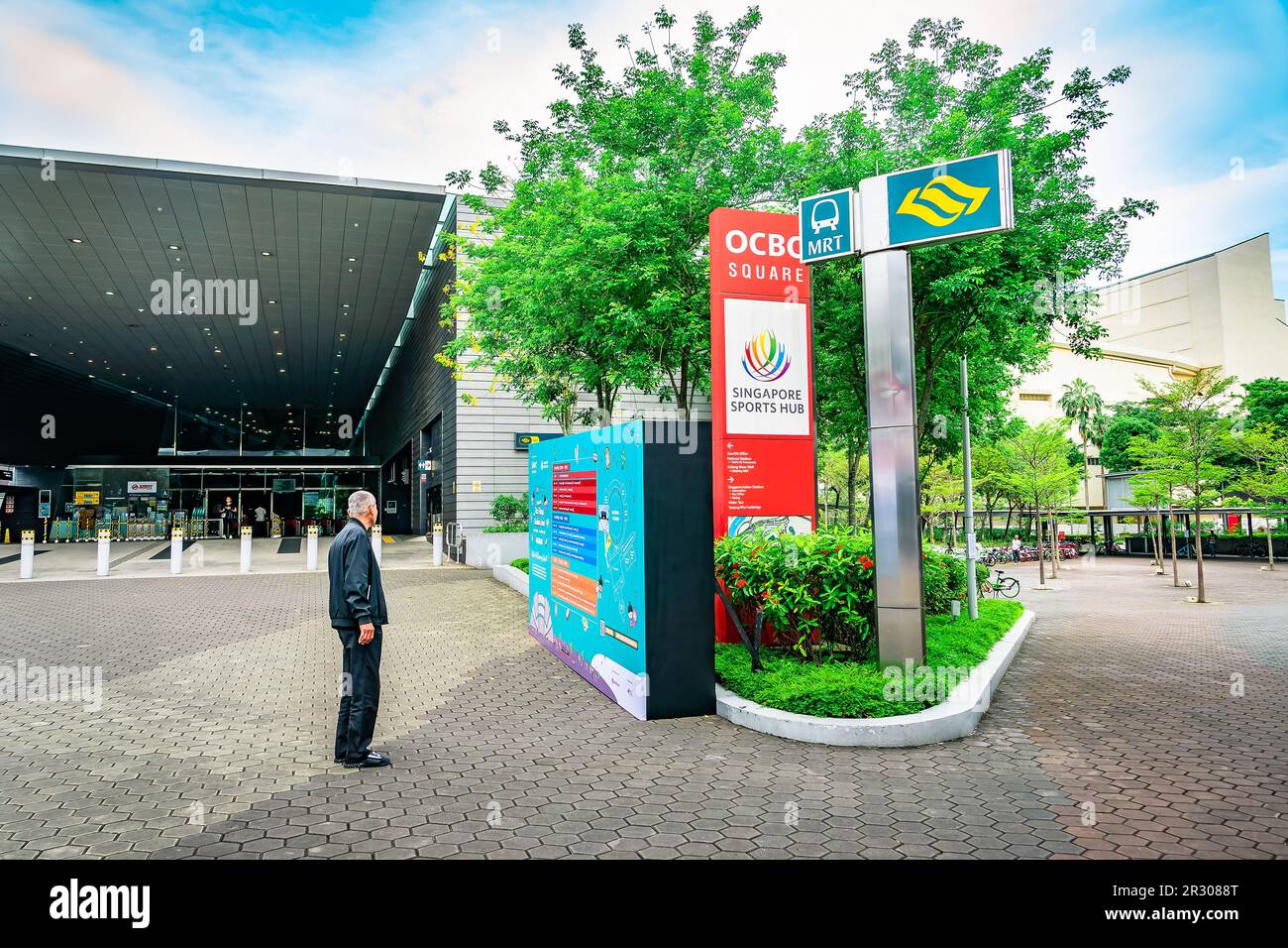 Stadium mrt station singapore hi-res stock photography and images - Alamy