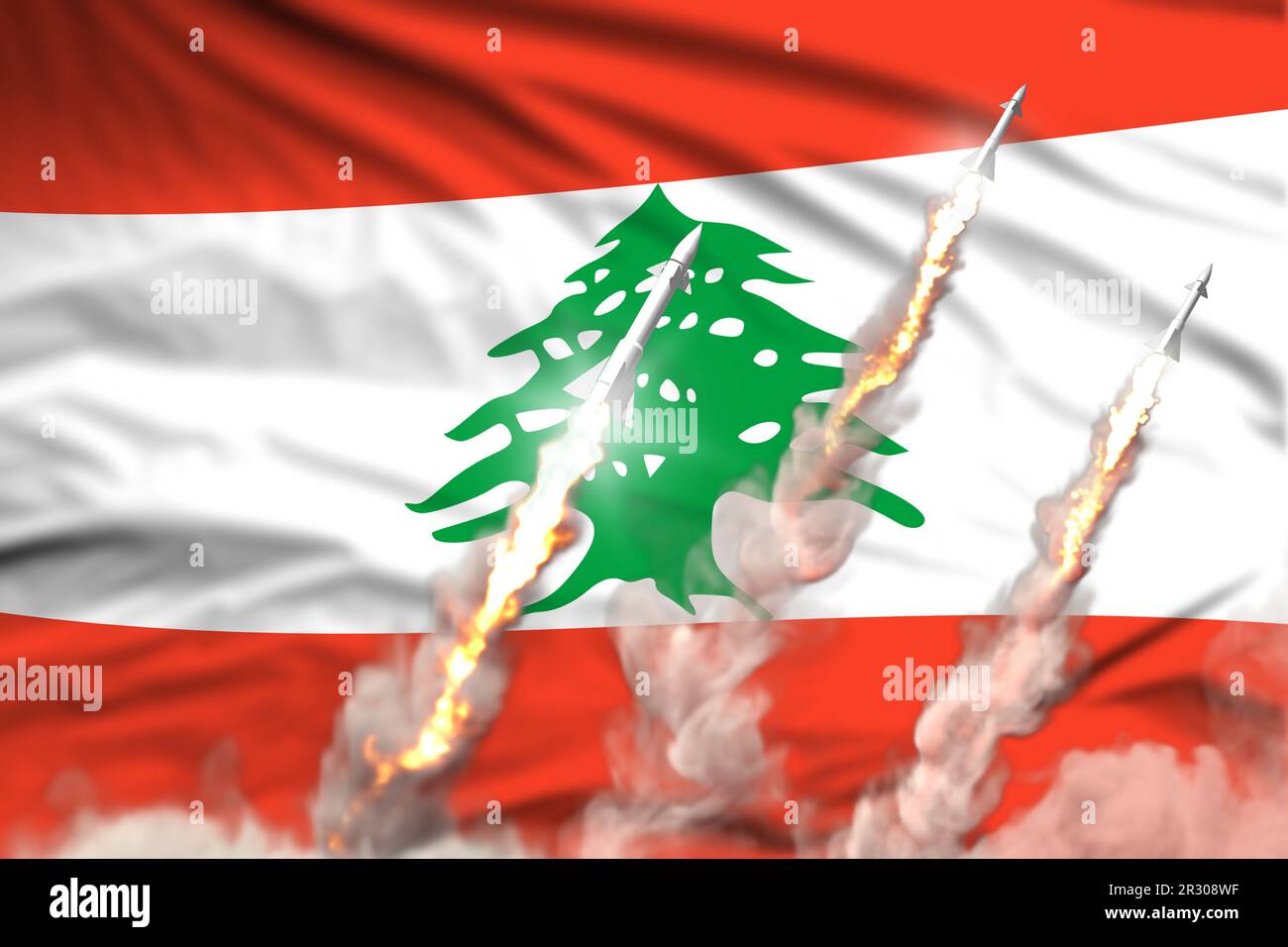 Lebanon nuclear missile launch - modern strategic nuclear rocket ...