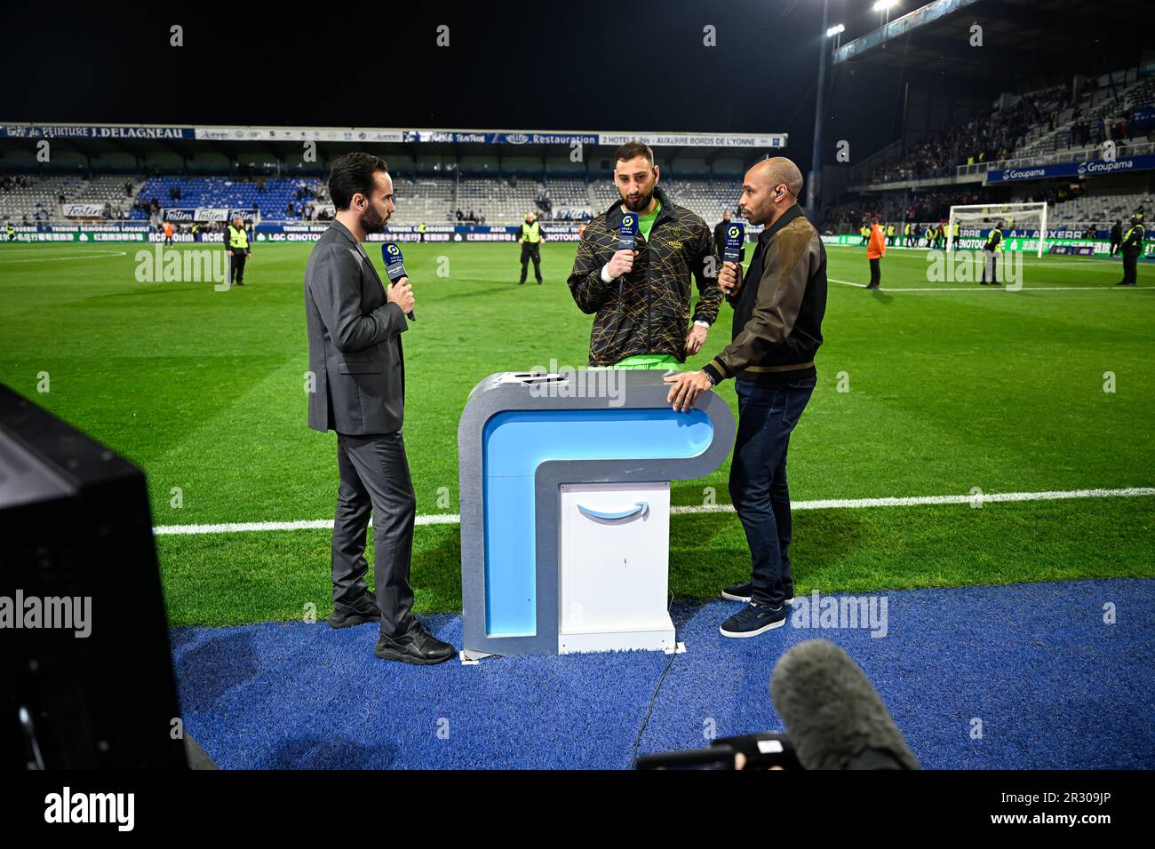 Paris, France. 21st May, 2023. Thierry Henry, consultant for Amazon ...