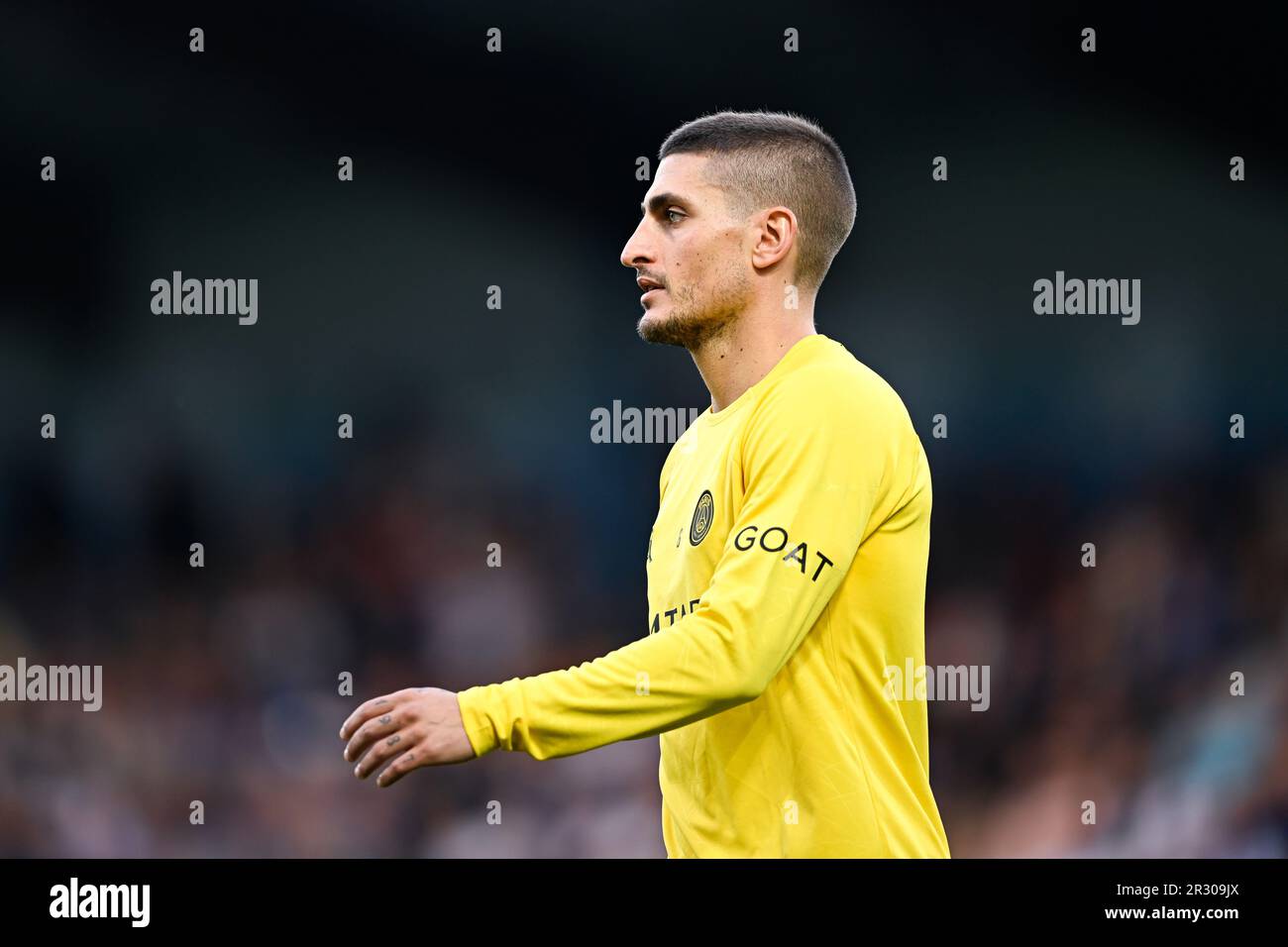 Paris, France. 21st May, 2023. Marco Verratti during the Ligue 1 ...