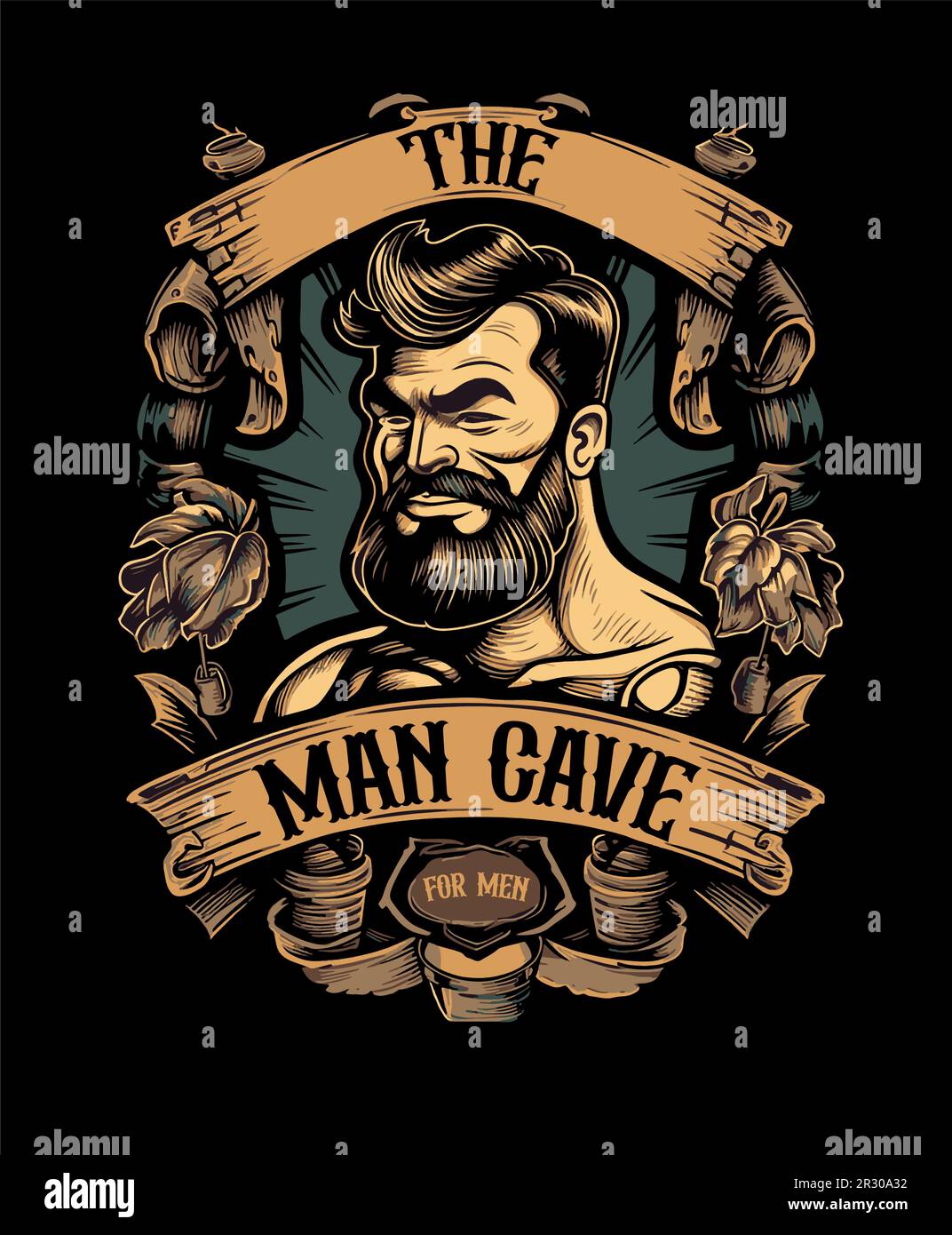 Den logo design hi-res stock photography and images - Alamy