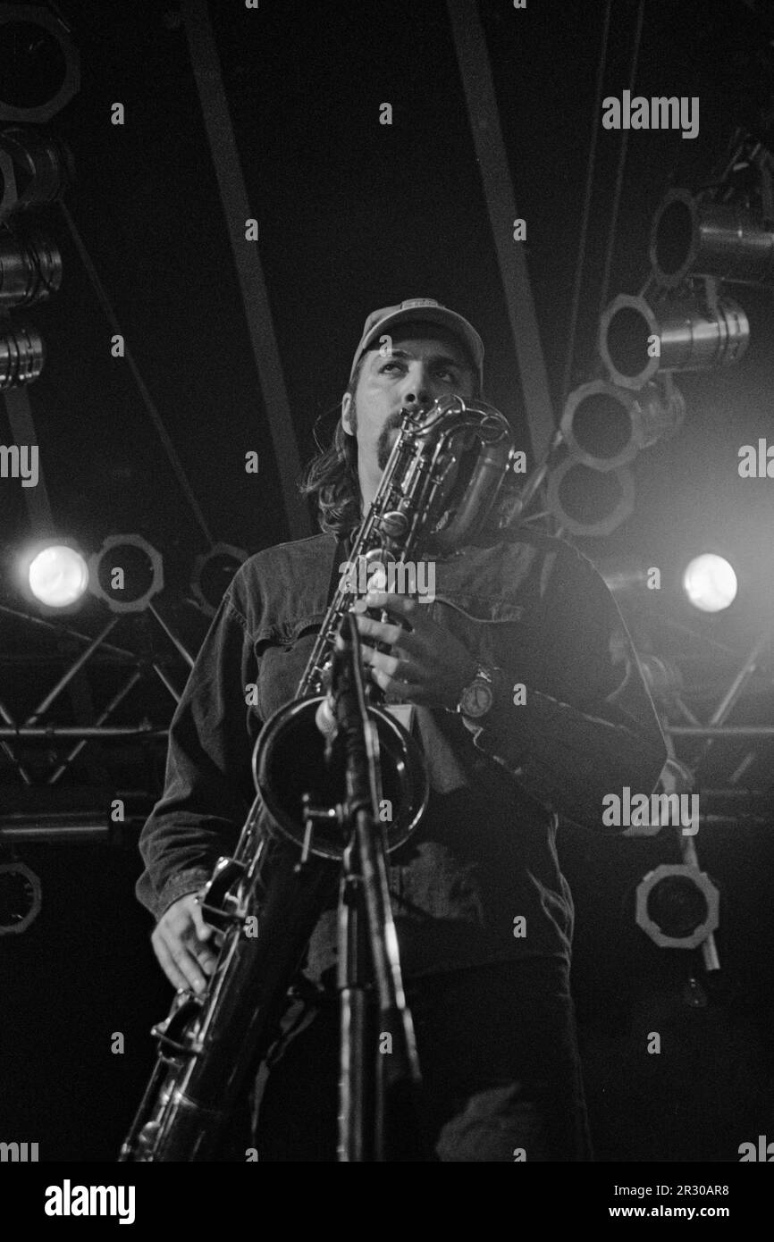 Reading, UK, 28 Aug., 1994: Cambridge, Mass.-based band Morphine played ...