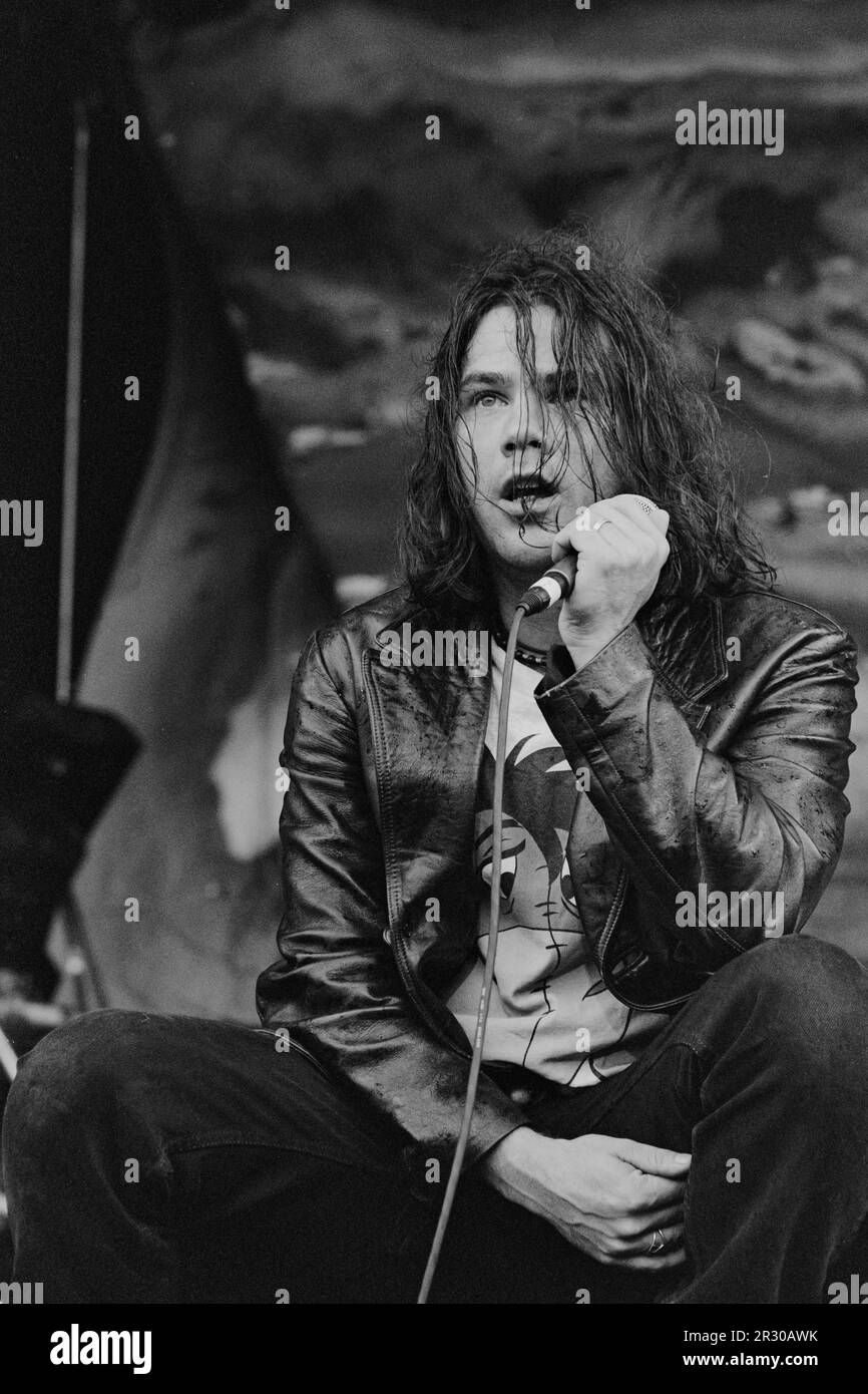 Reading, UK, 28 Aug., 1994: Christopher Hall, who co-founded Stabbing ...