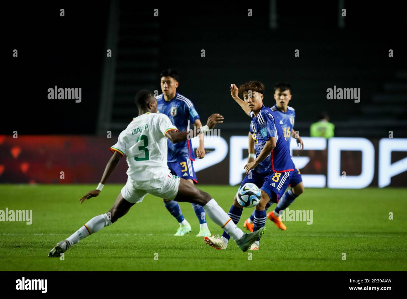 La Plata, Argentina. 21st May, 2023. Kodal Sano (R) of Japan and ...