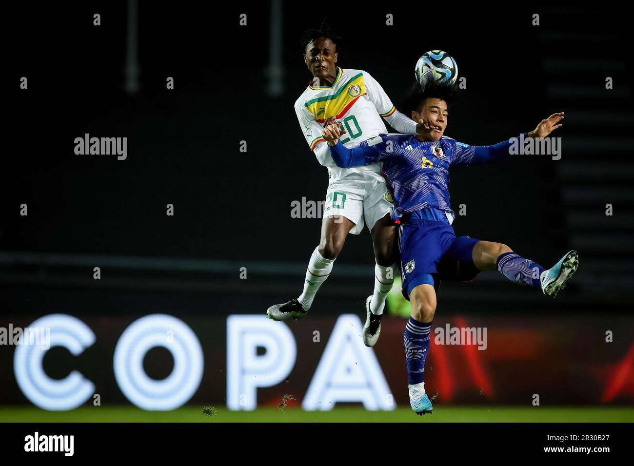 La Plata, Argentina. 21st May, 2023. Kodal Sano (R) of Japan and ...