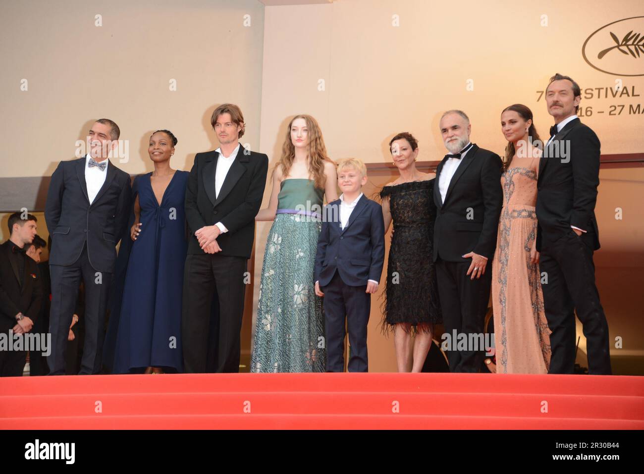 May 21, 2023, CANNES, France: CANNES, FRANCE - MAY 21: (L-R) Sam Riley ...