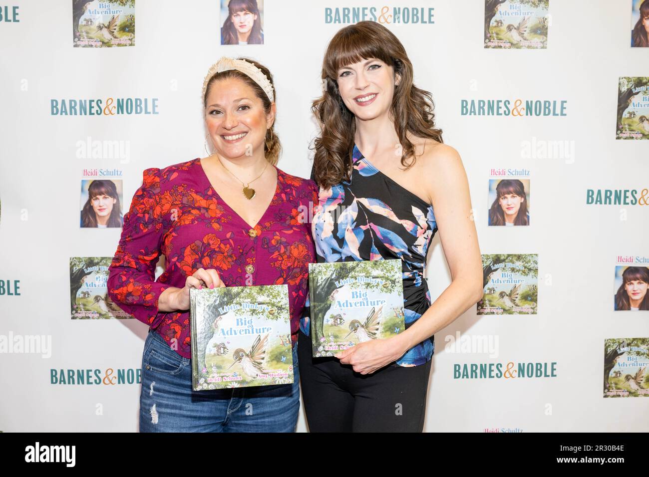 Author Heidi Schultz with guest attends Heidi Schultz Reads and Signs ...