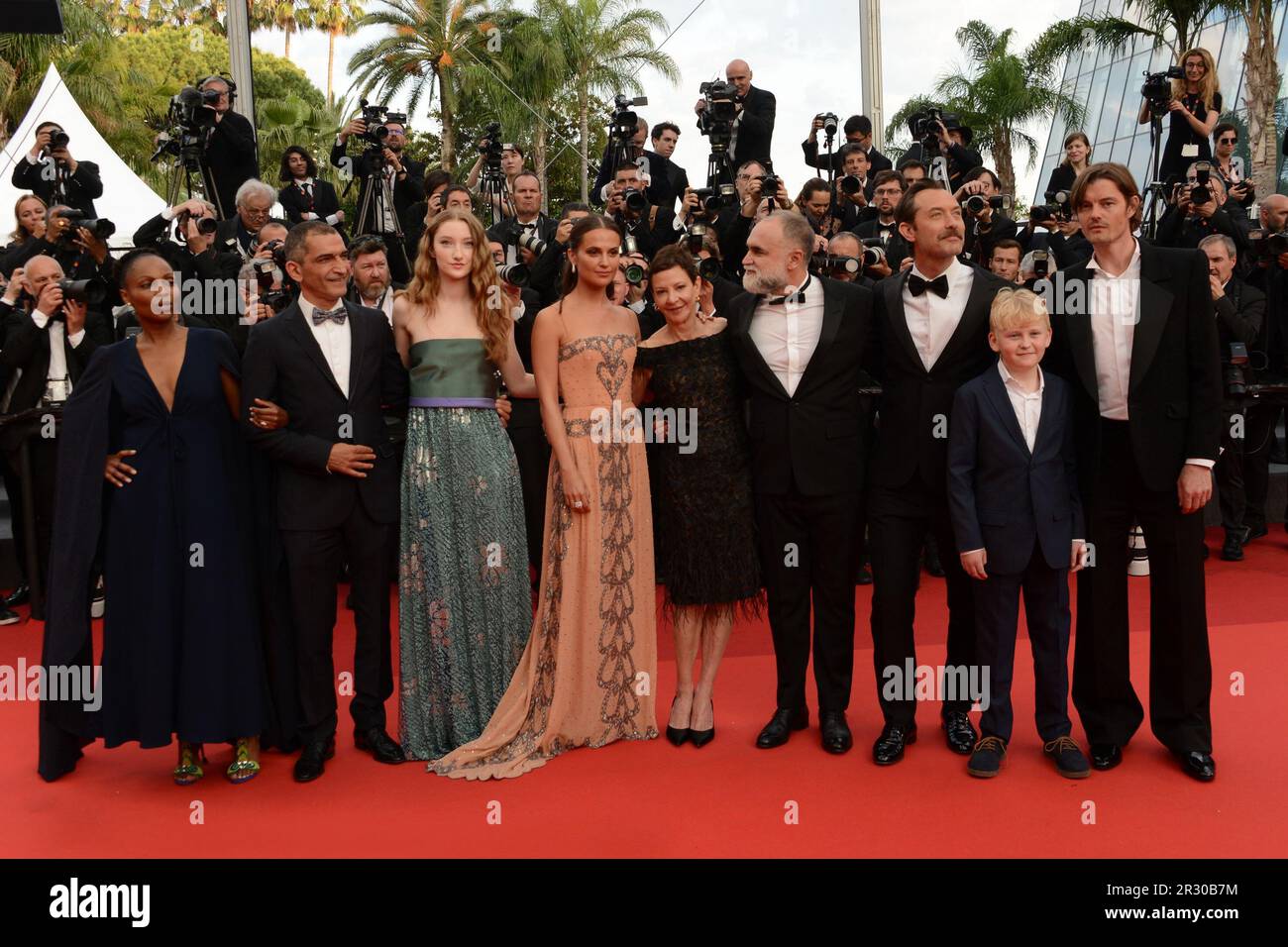 May 21, 2023, CANNES, France: CANNES, FRANCE - MAY 21: Amr Waked, Mina ...