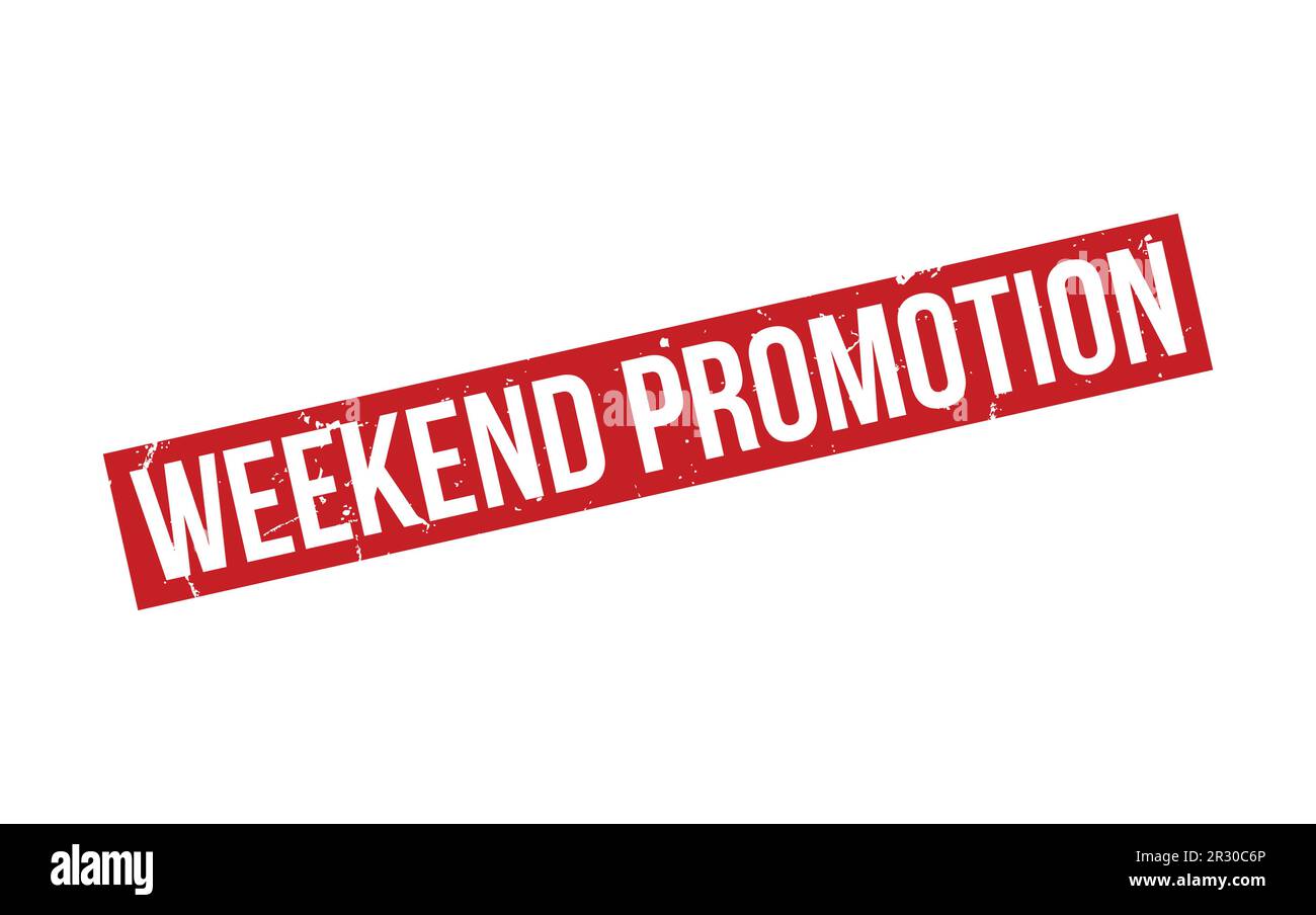 Weekend Promotion Rubber Stamp Seal Vector Stock Vector Image & Art - Alamy