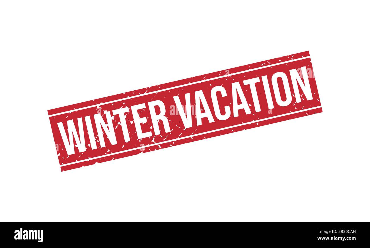 Winter Vacation Rubber Stamp Seal Vector Stock Vector Image & Art - Alamy