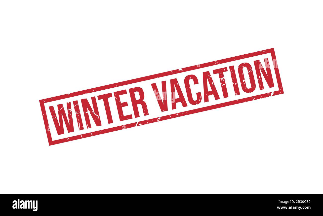 Winter Vacation Rubber Stamp Seal Vector Stock Vector Image & Art - Alamy