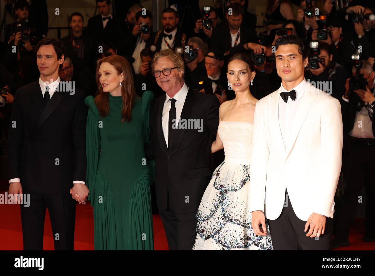 Cannes, France. 22nd May, 2023. CANNES, France on 20. MAY 2023; Cory Michael Smith, Julianne ...