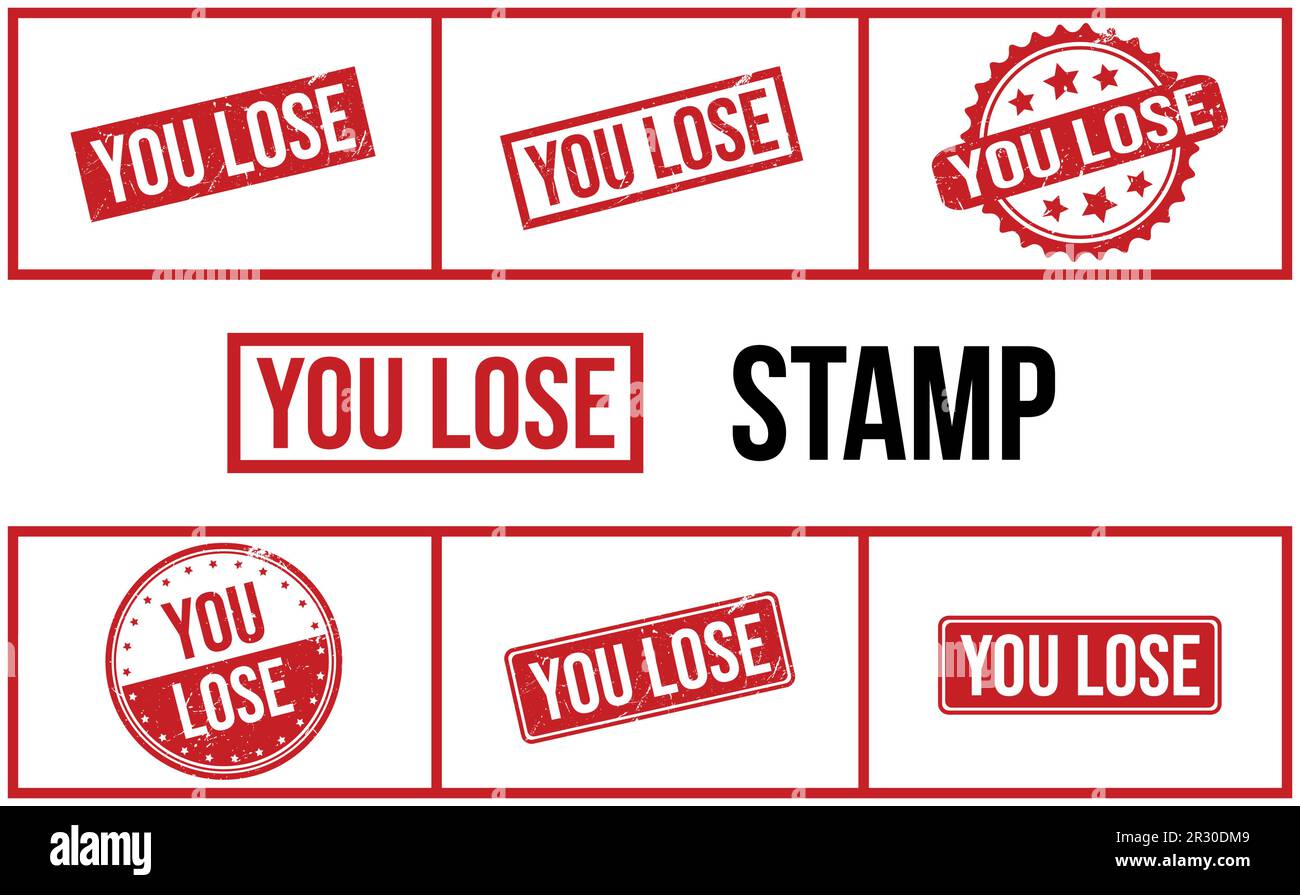 Lose vector vectors Stock Vector Images - Alamy