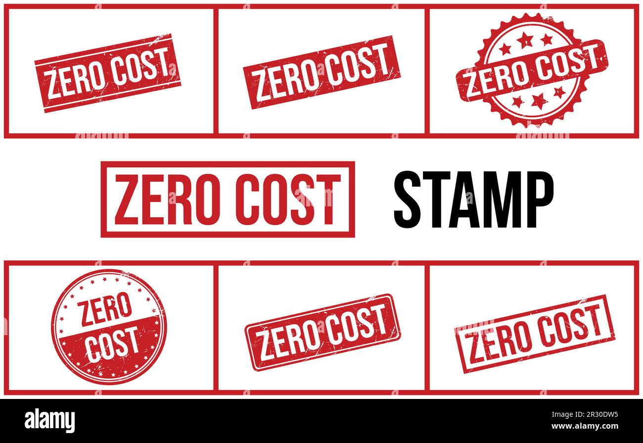 Zero cost rubber stamp hi-res stock photography and images - Alamy