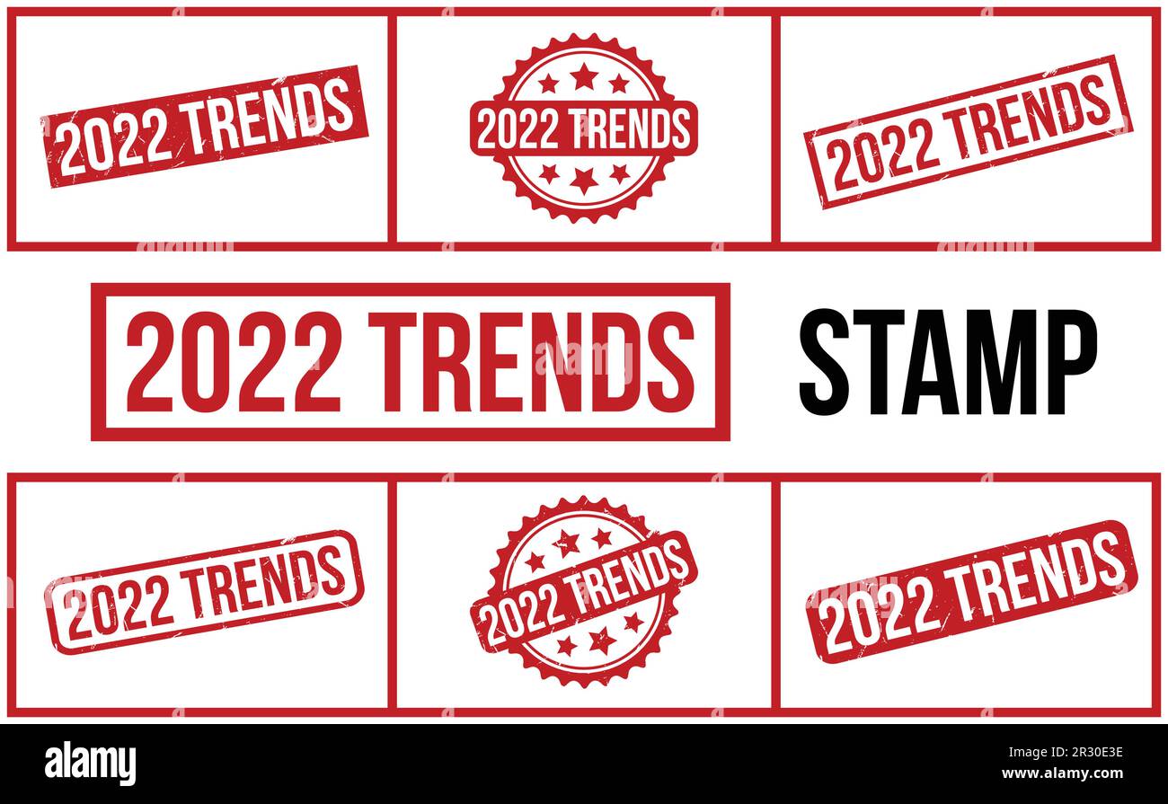 2022 trends vector vectors hi-res stock photography and images - Alamy