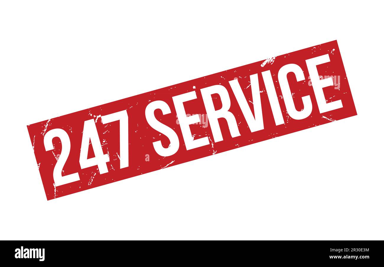 247 service seal Stock Vector Images - Alamy