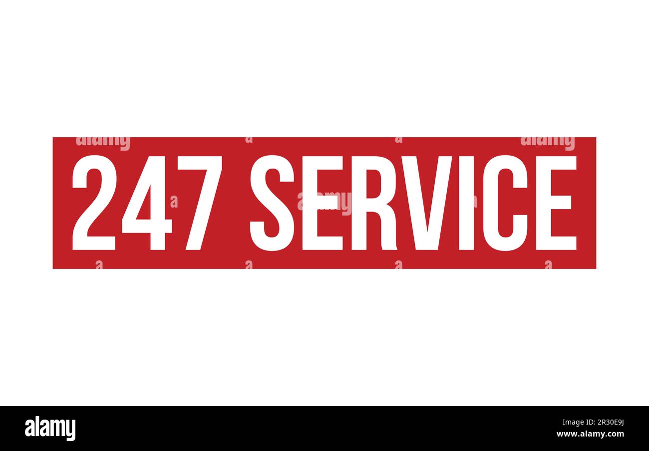 247 service stamp Cut Out Stock Images & Pictures - Alamy
