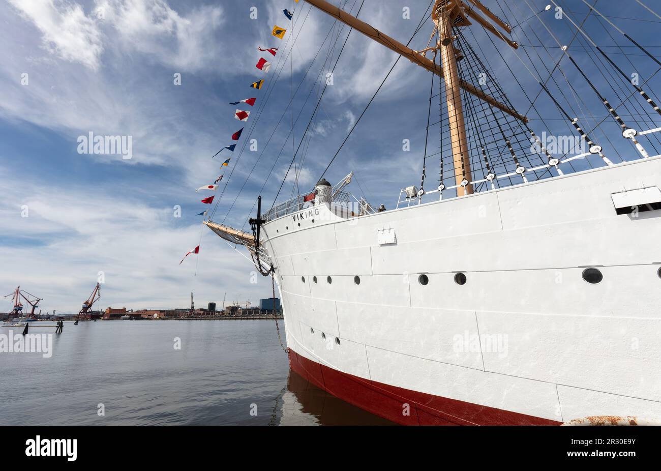 The Barken Viking hotel-restaurant ship in Gota Canal by Lilla Bommen ...