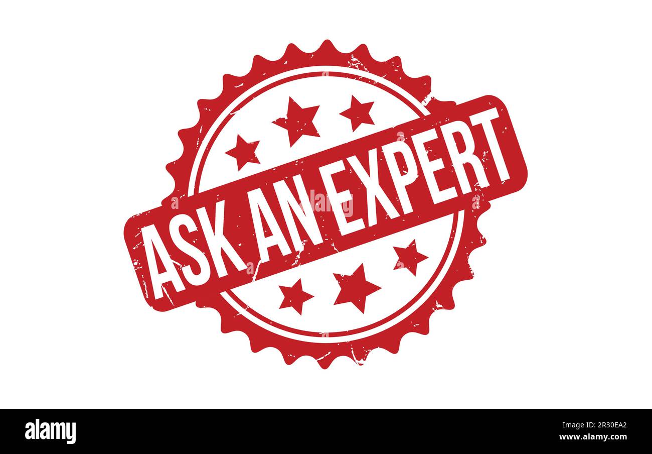 Red Ask An Expert Rubber Stamp Seal Vector Stock Vector Image & Art - Alamy