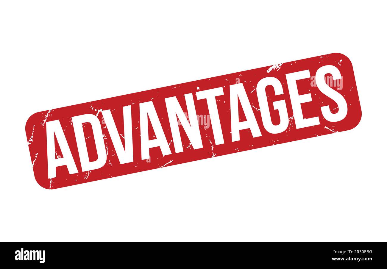 Red Advantages Rubber Stamp Seal Vector Stock Vector Image & Art - Alamy
