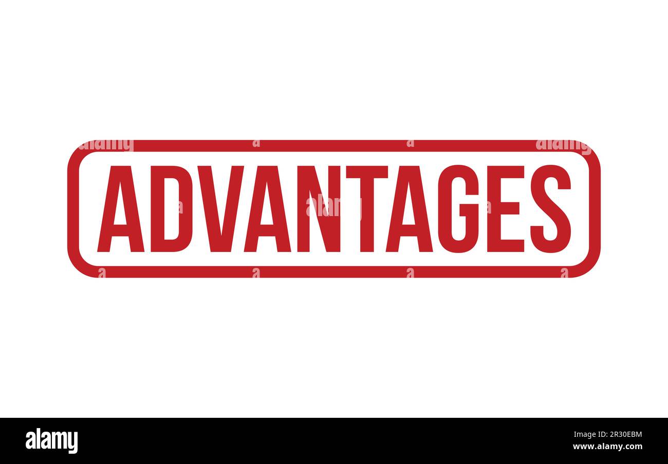 Red Advantages Rubber Stamp Seal Vector Stock Vector Image & Art - Alamy