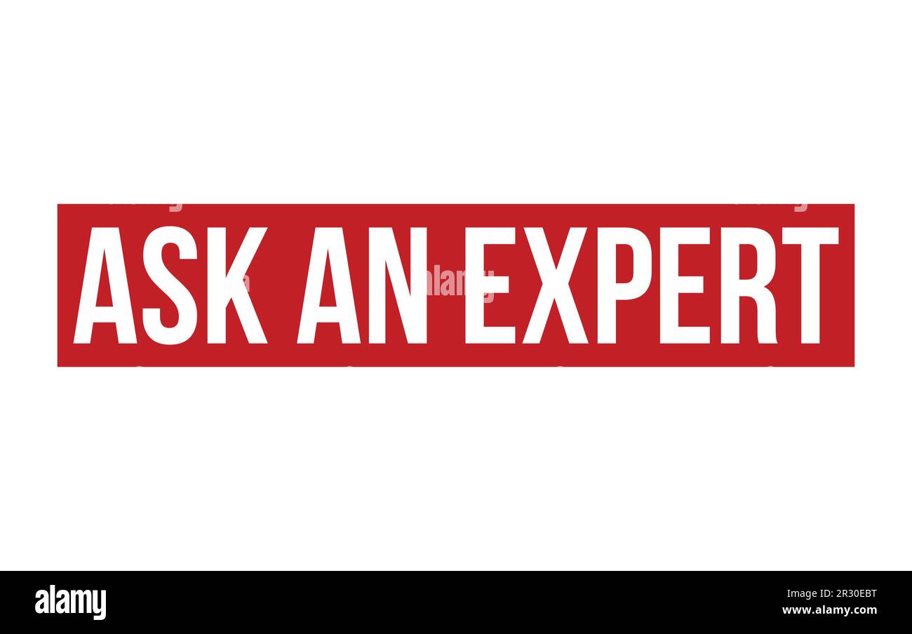 Ask expert concept Stock Vector Images - Alamy