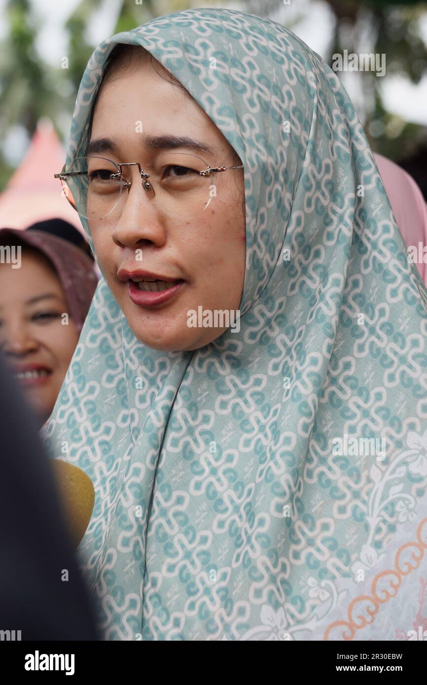 Anggia Erma Rini (members of the House of Representatives or DPR RI) is ...