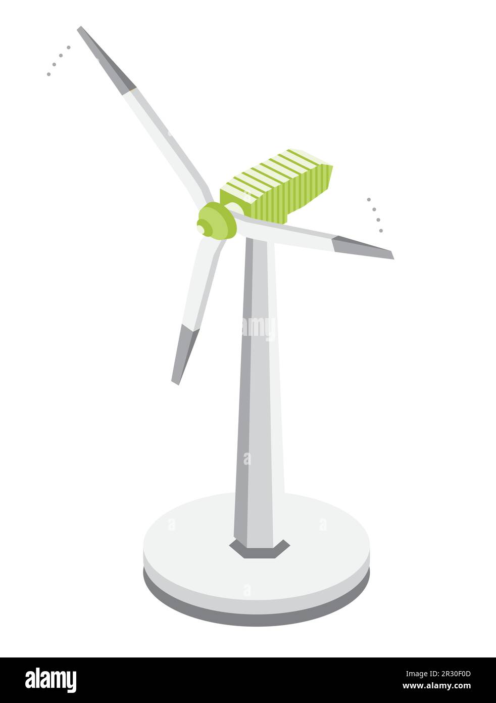 Wind power plant technology on Stock Vector Images - Alamy