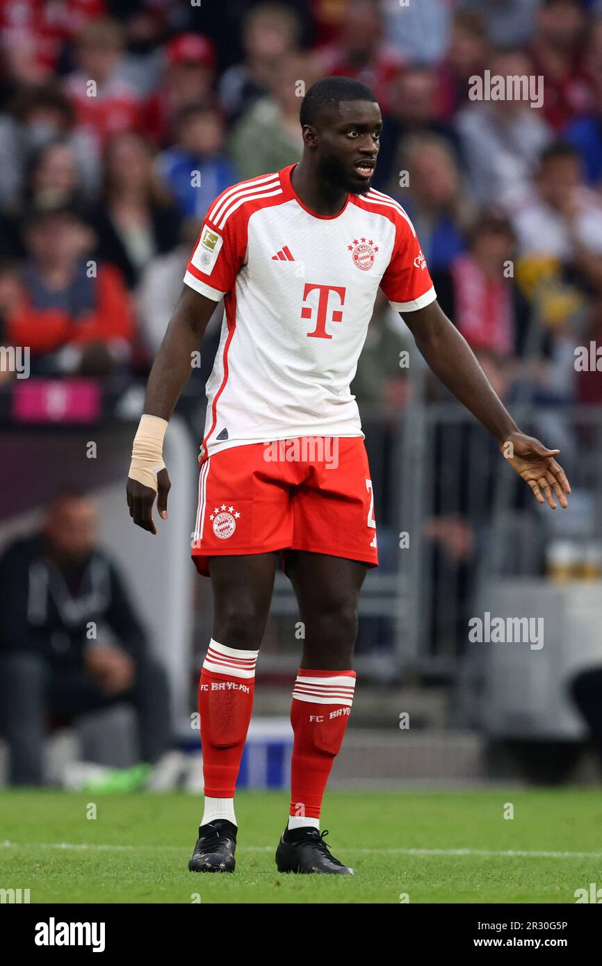 Dayot Upamecano of FC Bayern Muenchen FC Bayern Muenchen - RB Leipzig ...