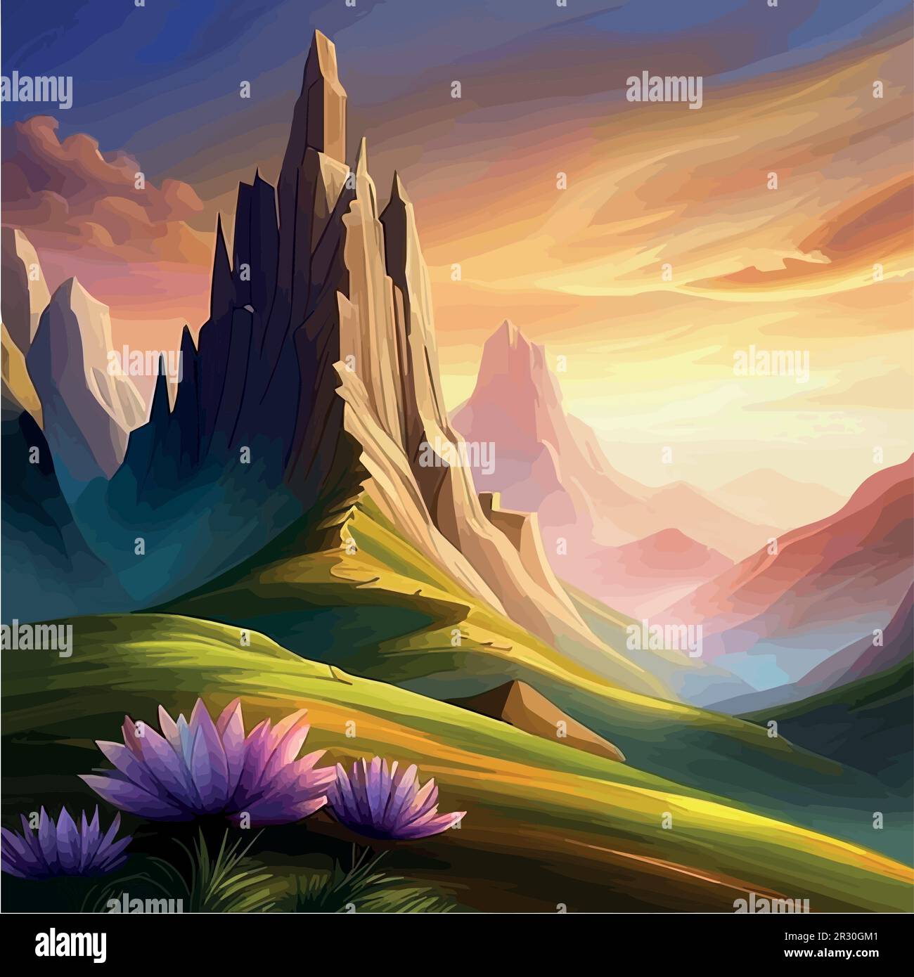 Cinematic fog Stock Vector Images - Alamy