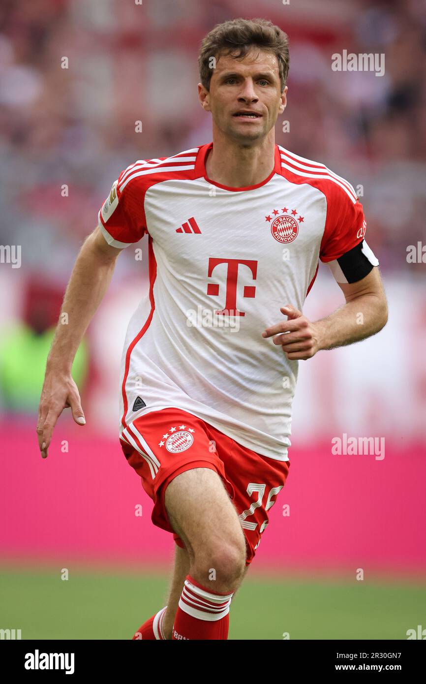 Thomas Mueller of Bayern Muenchen FC Bayern Muenchen - RB Leipzig ...