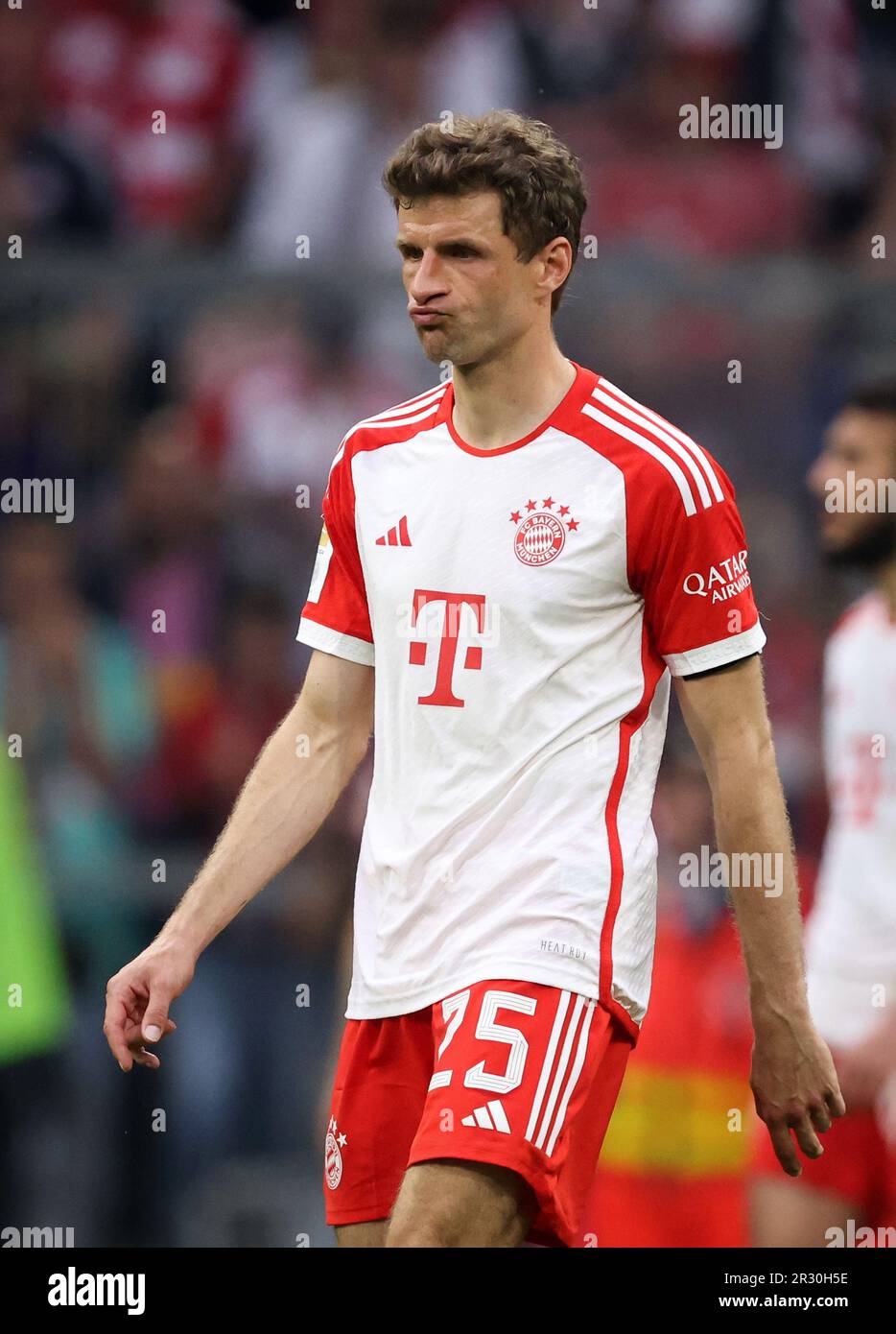 Thomas Mueller of Bayern Muenchen FC Bayern Muenchen - RB Leipzig ...
