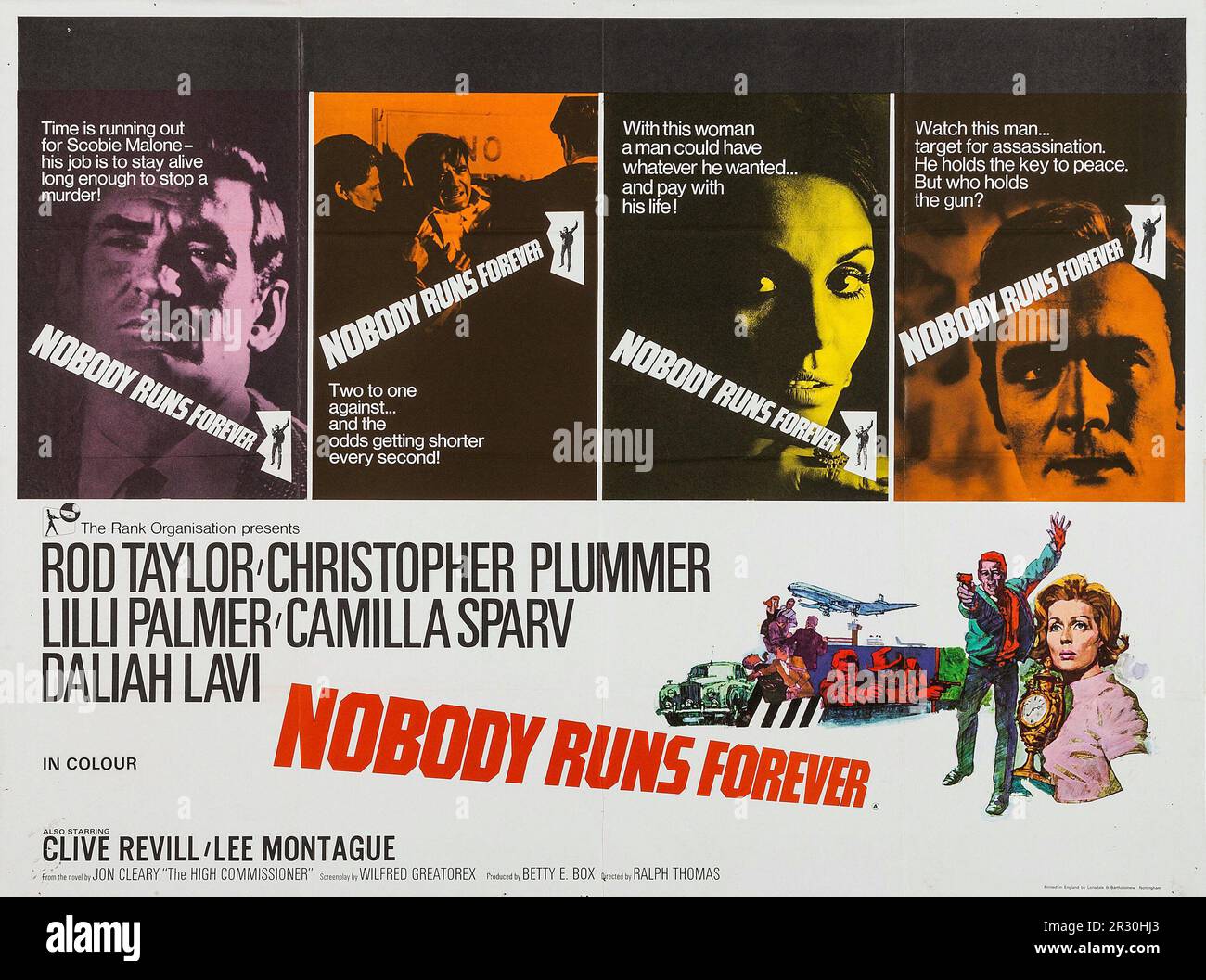 NOBODY RUNS FOREVER (1968), directed by RALPH THOMAS. Credit: RANK ...