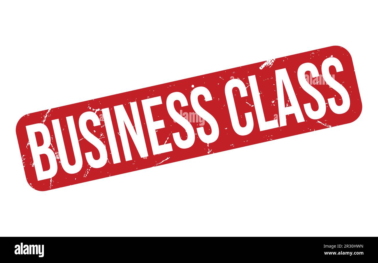 Business Class Rubber Stamp Seal Vector Stock Vector Image & Art - Alamy