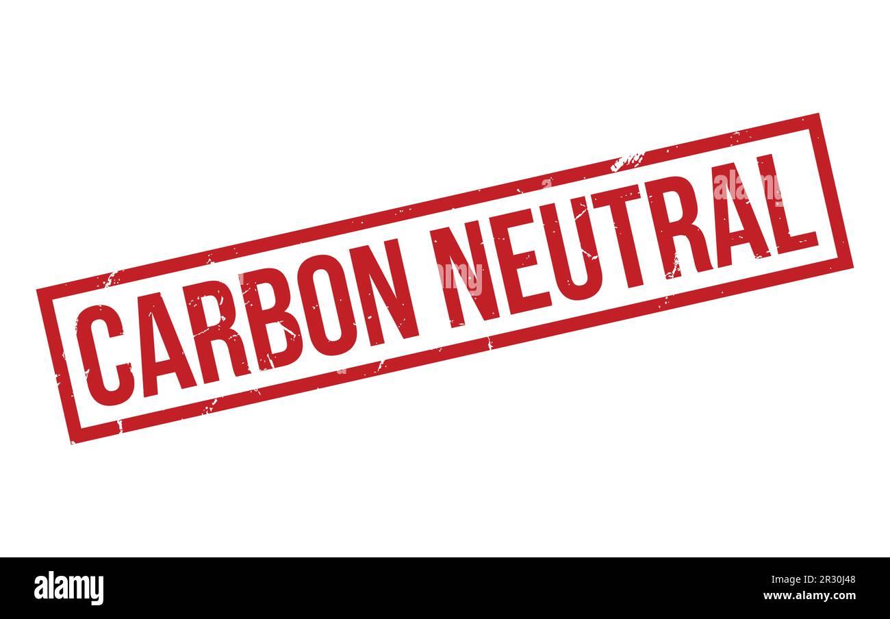 Red Carbon Neutral Rubber Stamp Seal Vector Stock Vector Image & Art ...