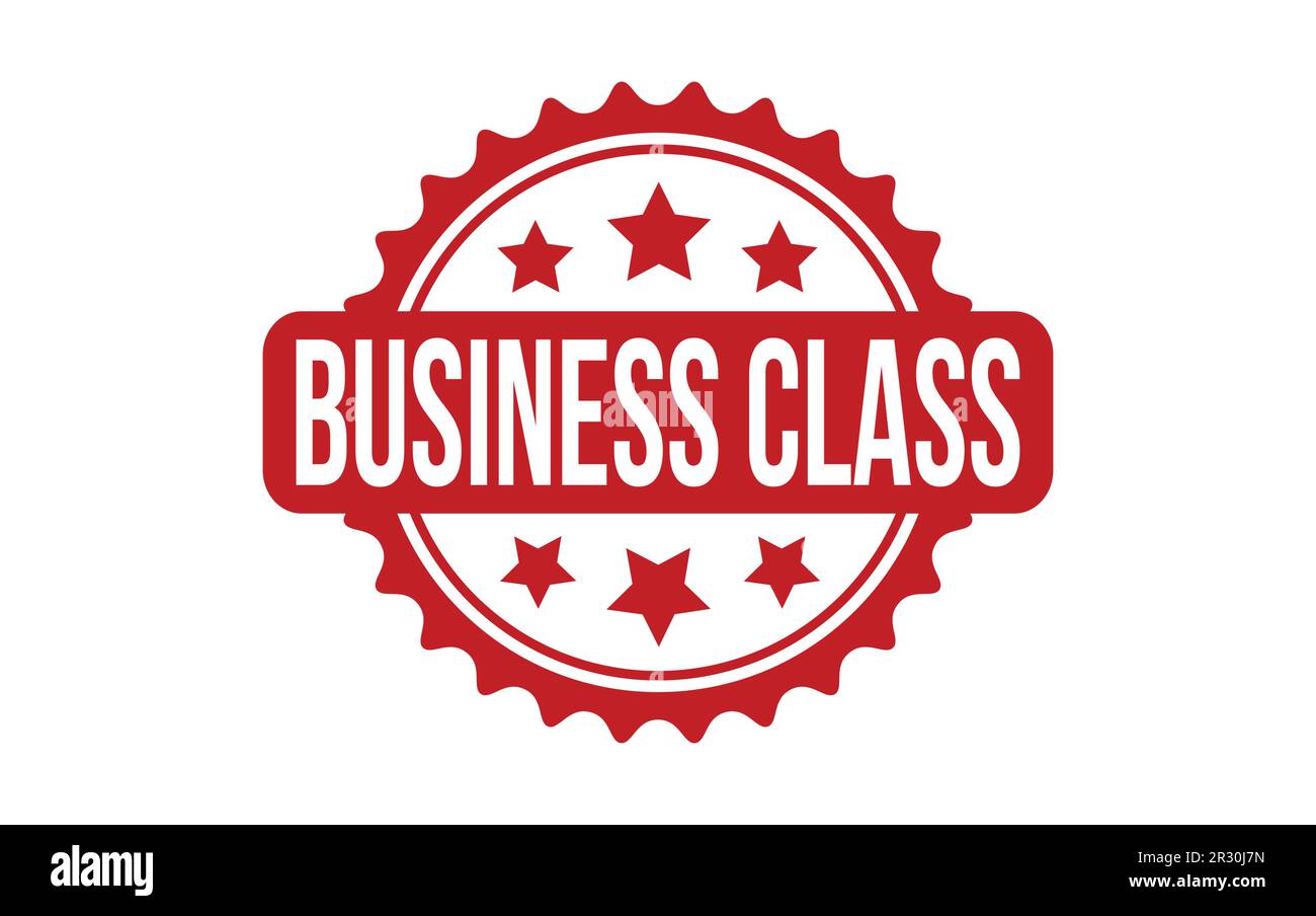 Business Class Rubber Stamp Seal Vector Stock Vector Image & Art - Alamy