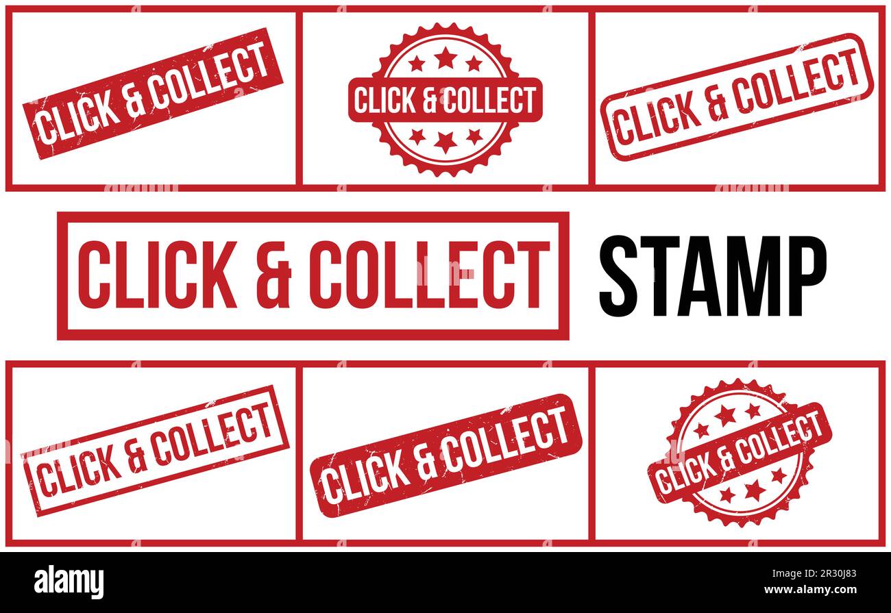 Click and collect logo Stock Vector Images - Alamy
